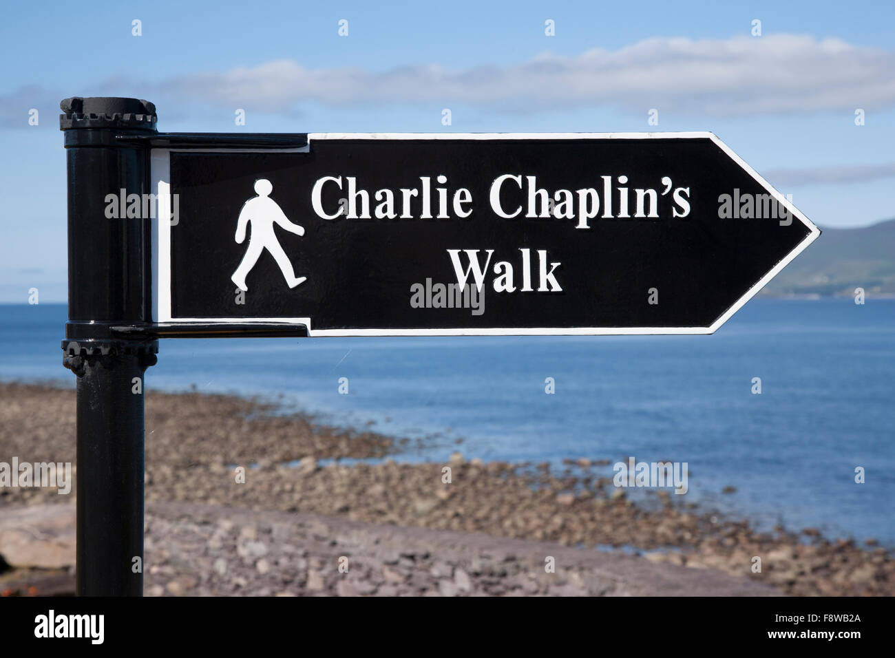 Charlie chaplins walk waterville county hi-res stock photography and ...