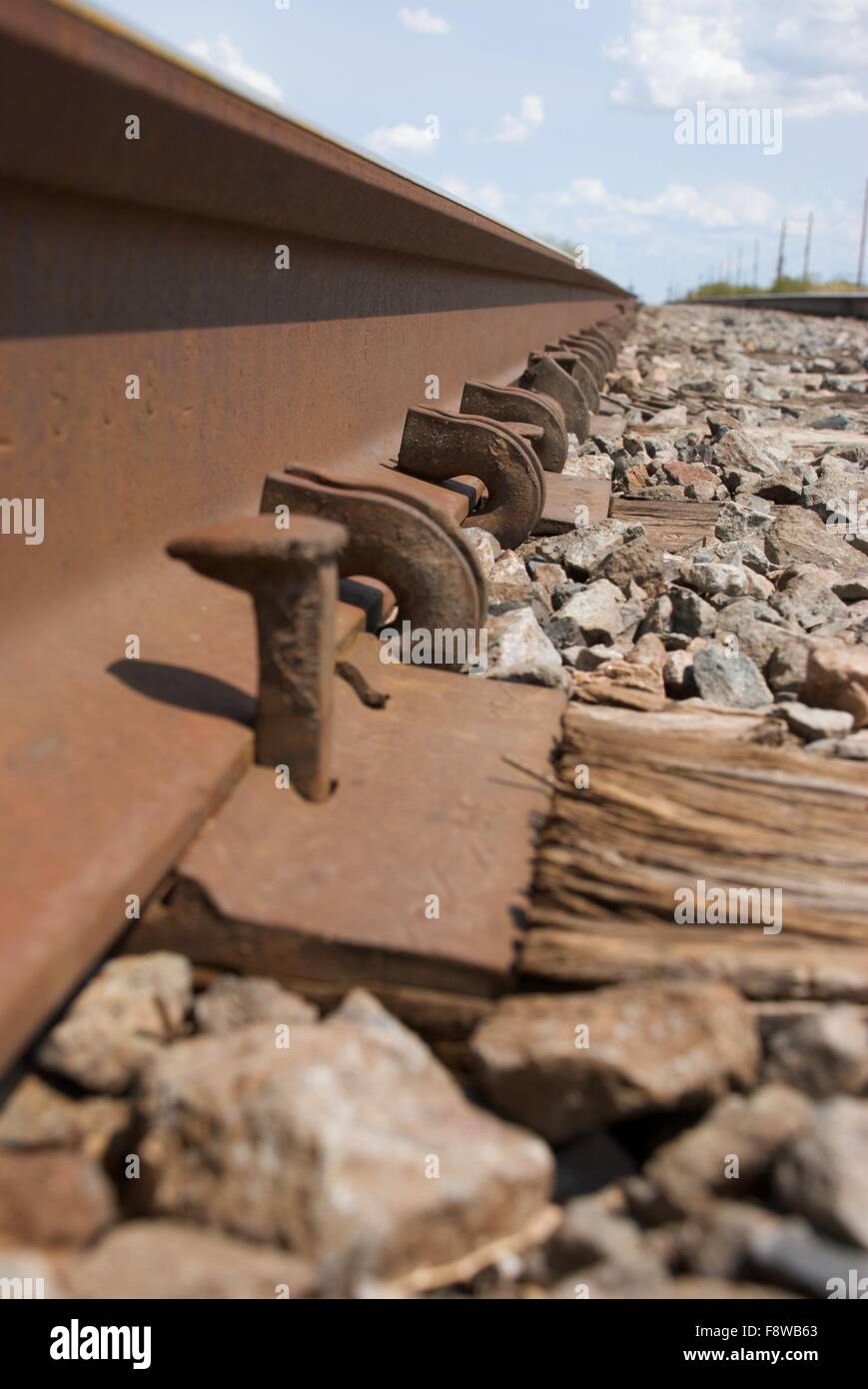 Rusted Train Tracks Stock Photo - Alamy