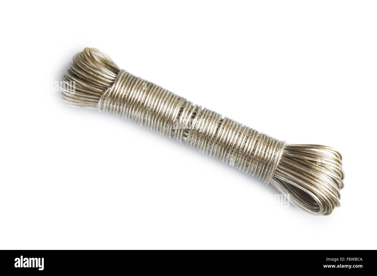 Plastic rope isolated on the white background Stock Photo - Alamy