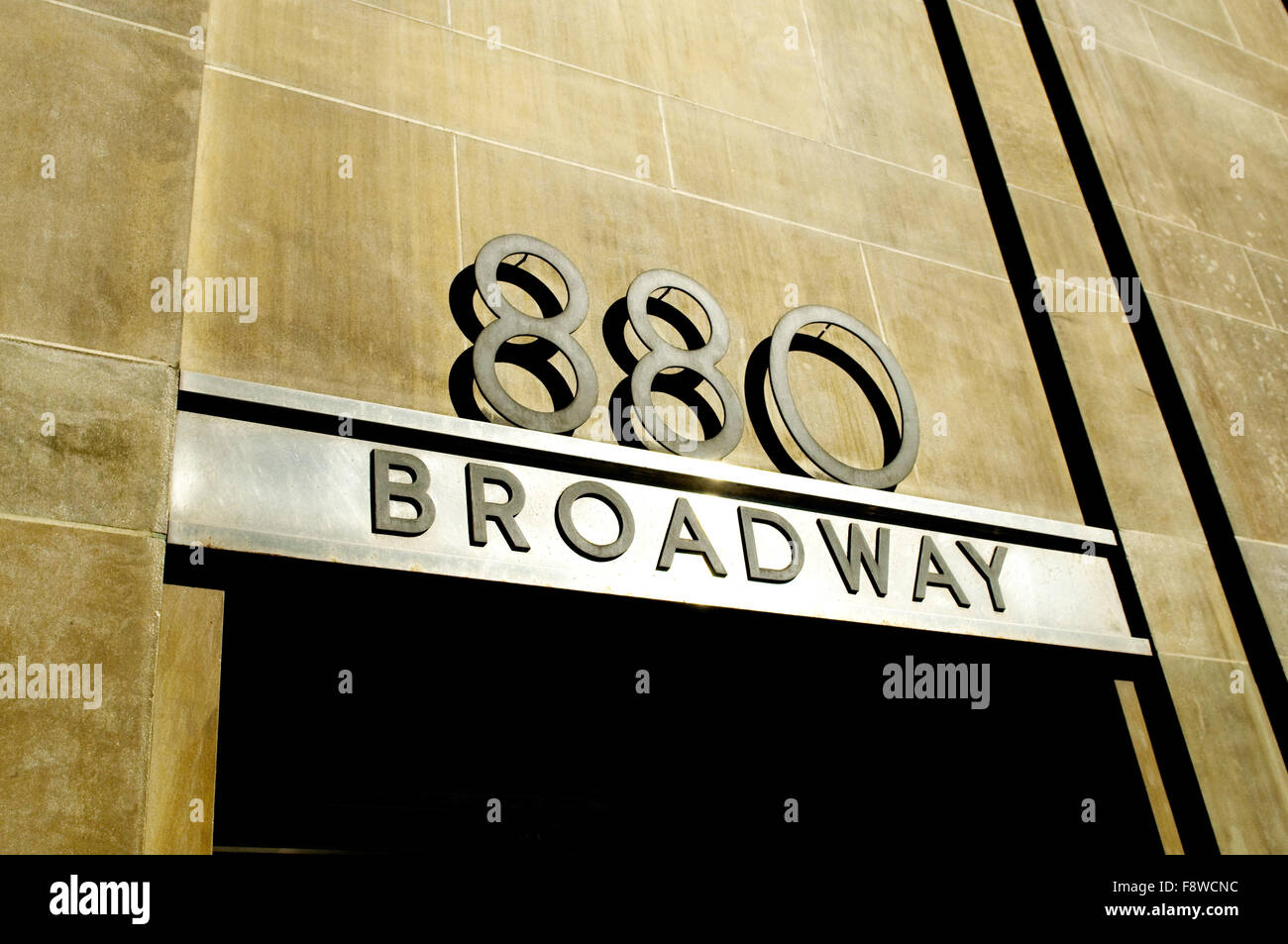 Famous broadway street signs in downtown New York Stock Photo - Alamy
