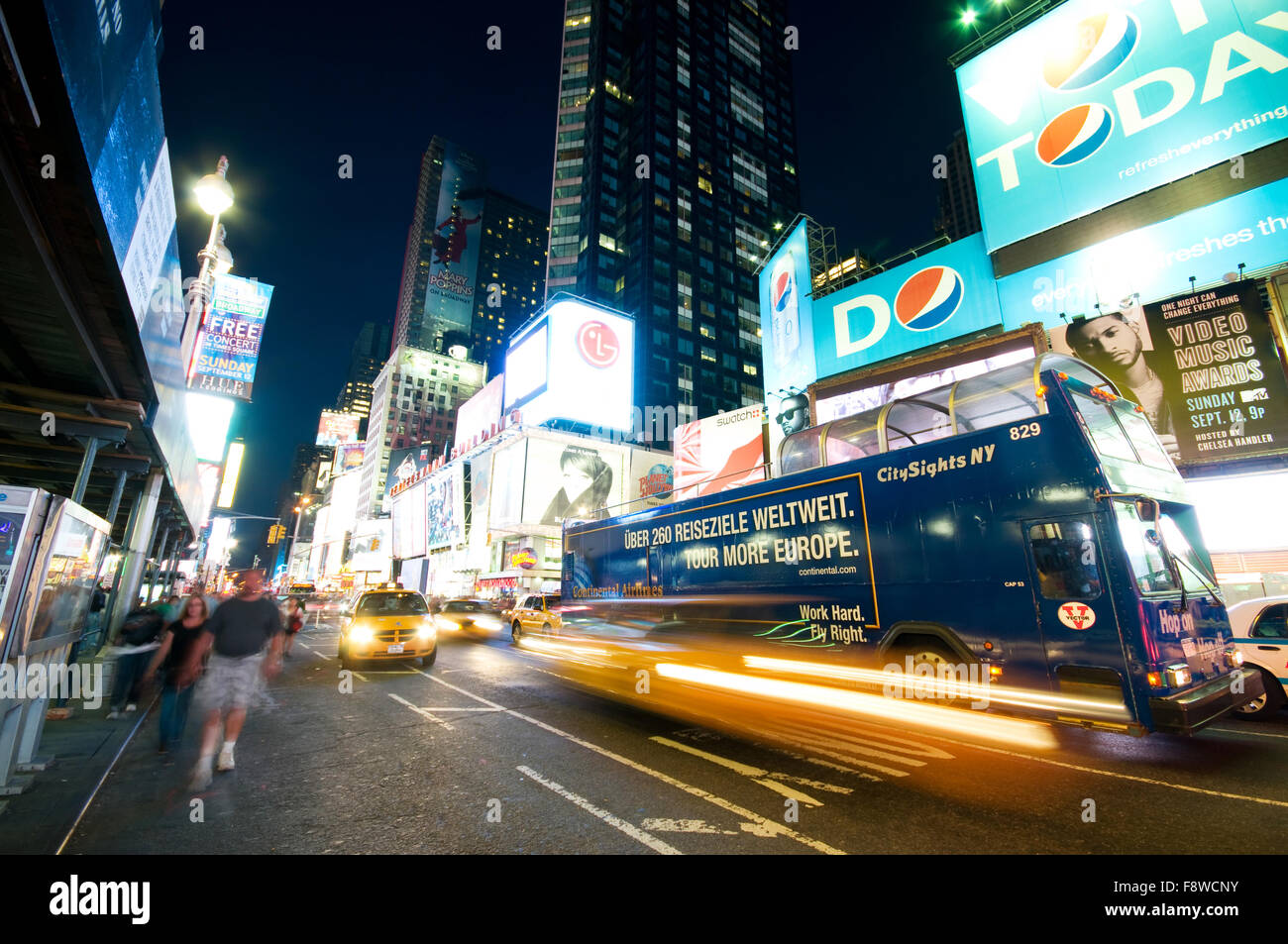 New York city - 3 Sep 2010 - Times square Stock Photo - Alamy