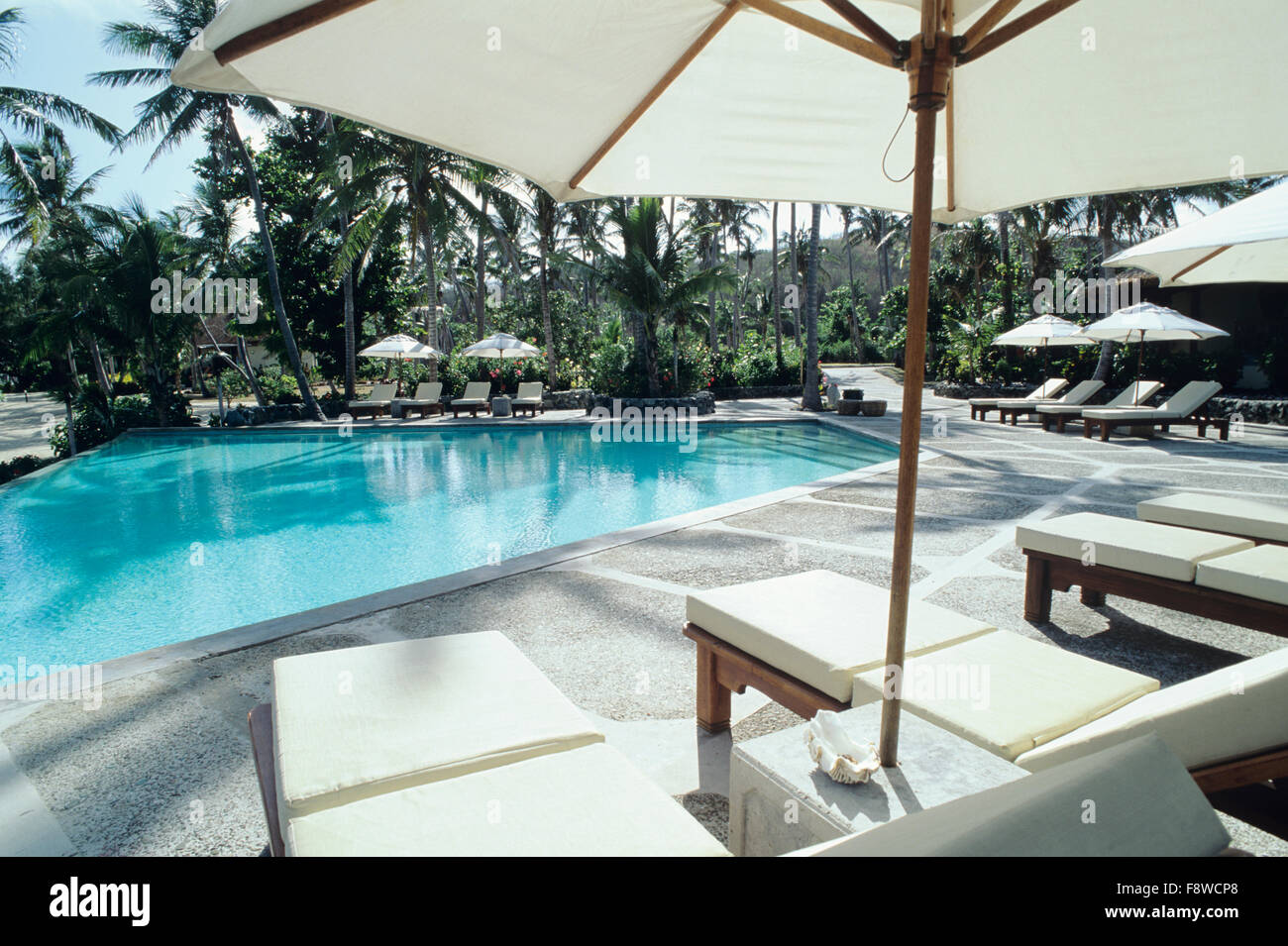 Fiji, Yasawa Island, Yasawa Isalnd Resort, Pool Stock Photo - Alamy