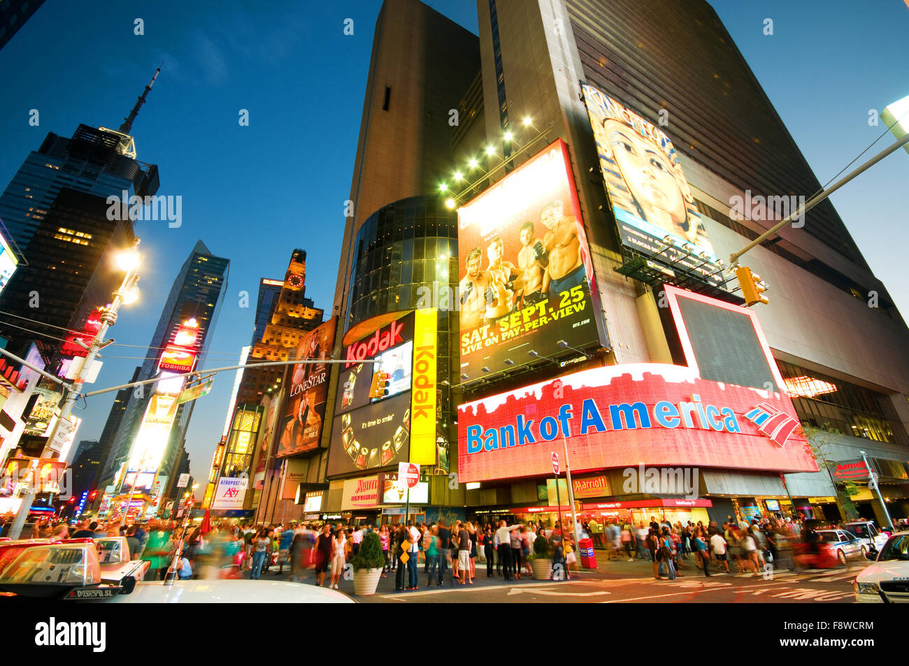 New York city - 3 Sep 2010 - Times square Stock Photo - Alamy