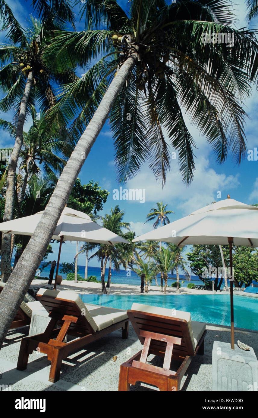 Fiji island resort pool hi-res stock photography and images - Alamy