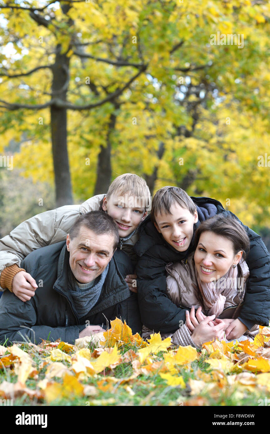 beautiful happy family Stock Photo - Alamy