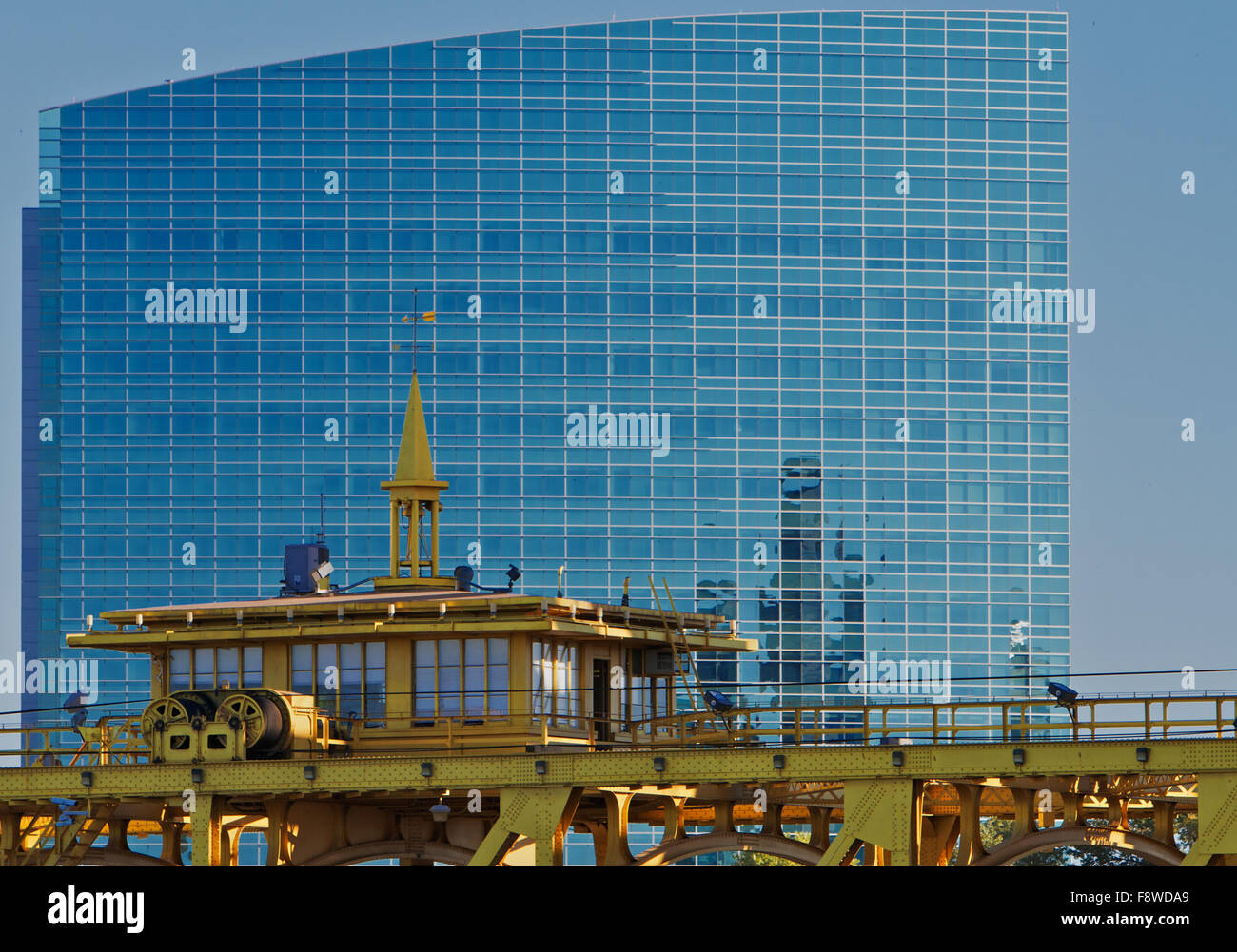 Modern Building tower control Stock Photo - Alamy