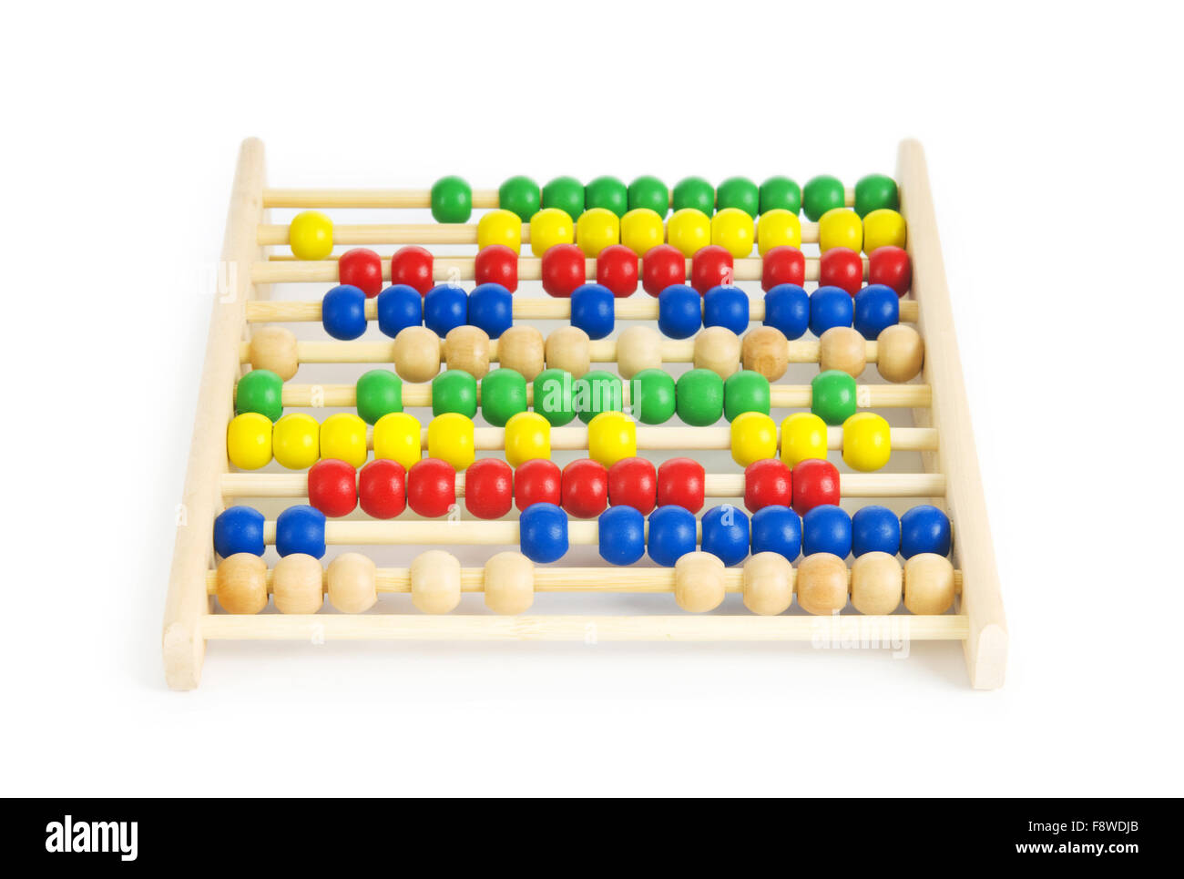Education concept - Abacus with many colorful beads Stock Photo - Alamy