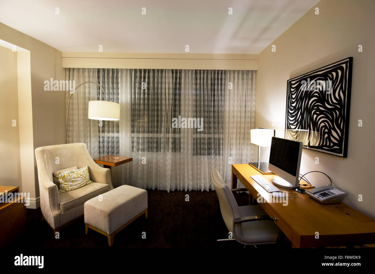 Interior of the modern living room with furniture Stock Photo - Alamy