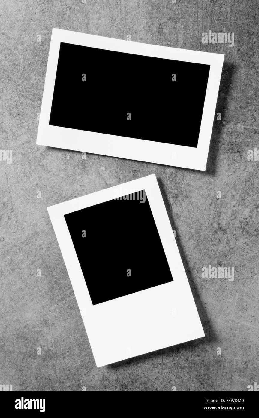 Designer concept - blank photo frames for your photos Stock Photo - Alamy