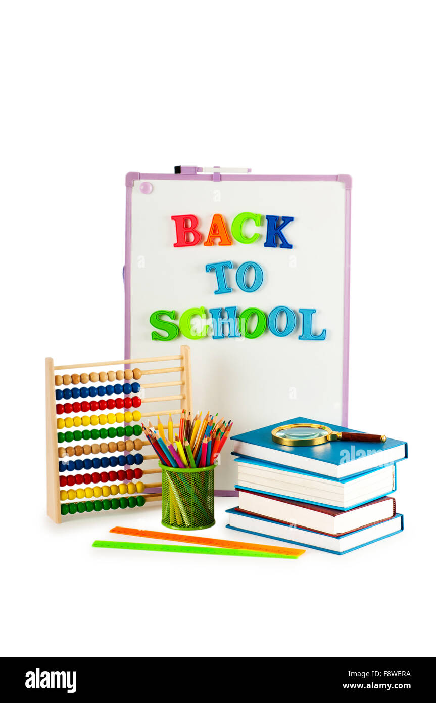 Year text back school Cut Out Stock Images & Pictures - Alamy