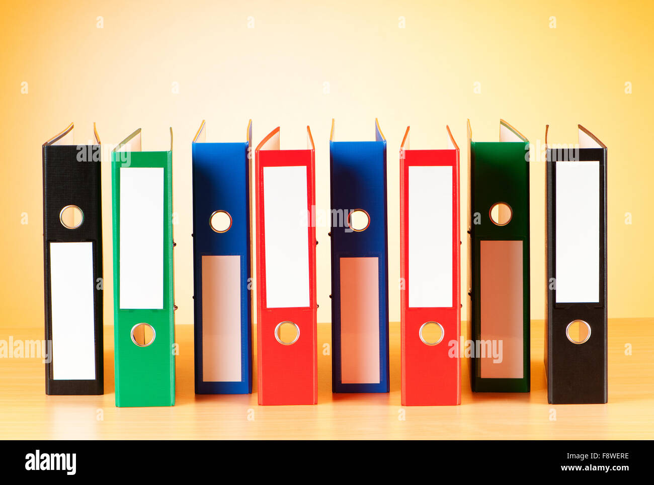 Office folder against gradient background Stock Photo - Alamy