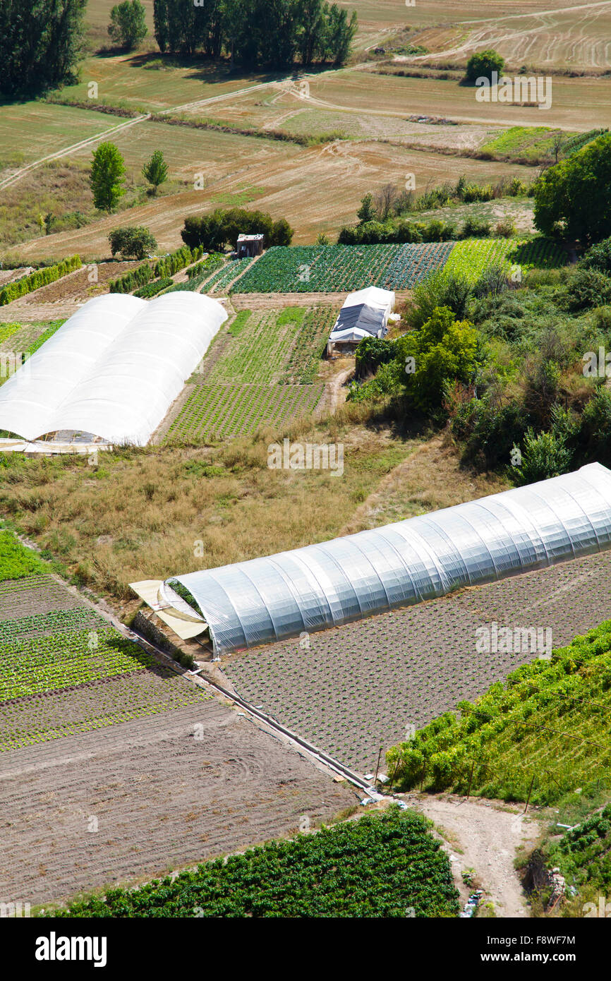 Cultivated land in a rural landscape Stock Photo - Alamy