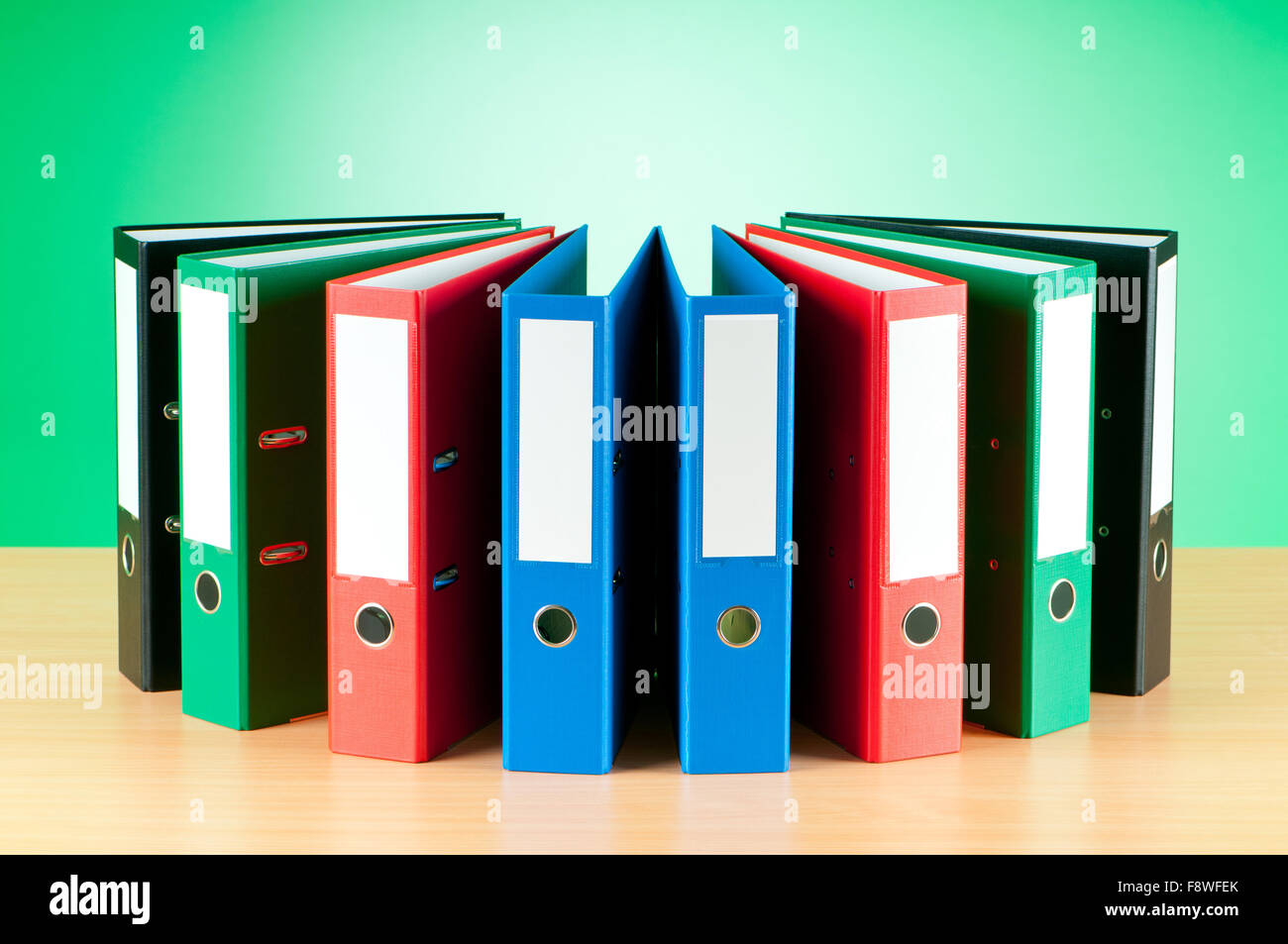 Office folder against gradient background Stock Photo - Alamy