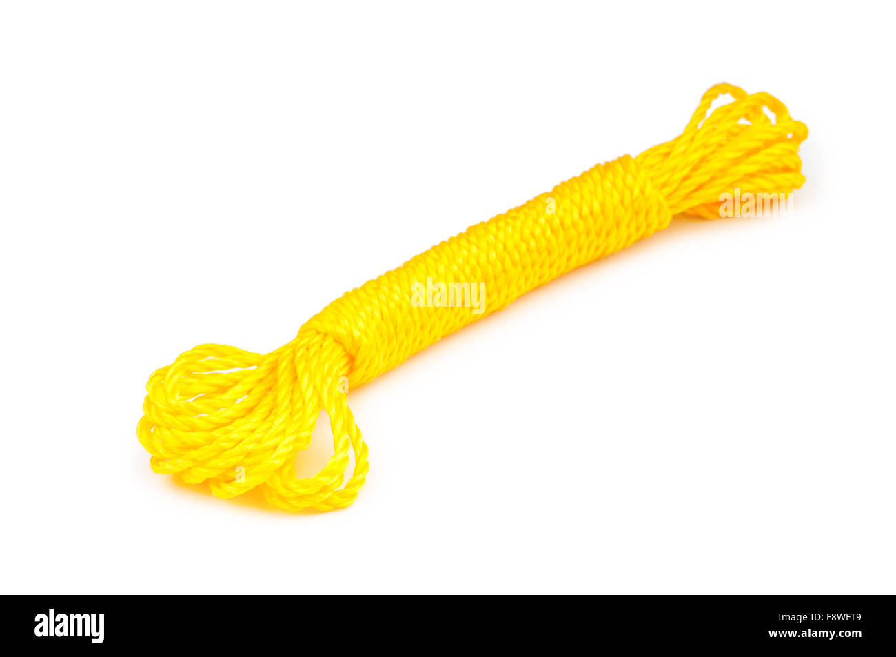 Colourful rope isolated on the white background Stock Photo - Alamy