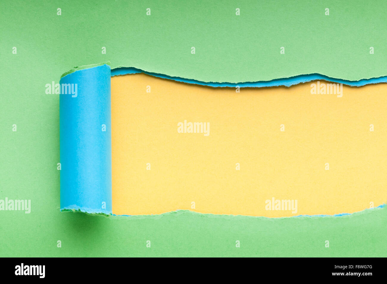 Torn paper with space for your message Stock Photo - Alamy