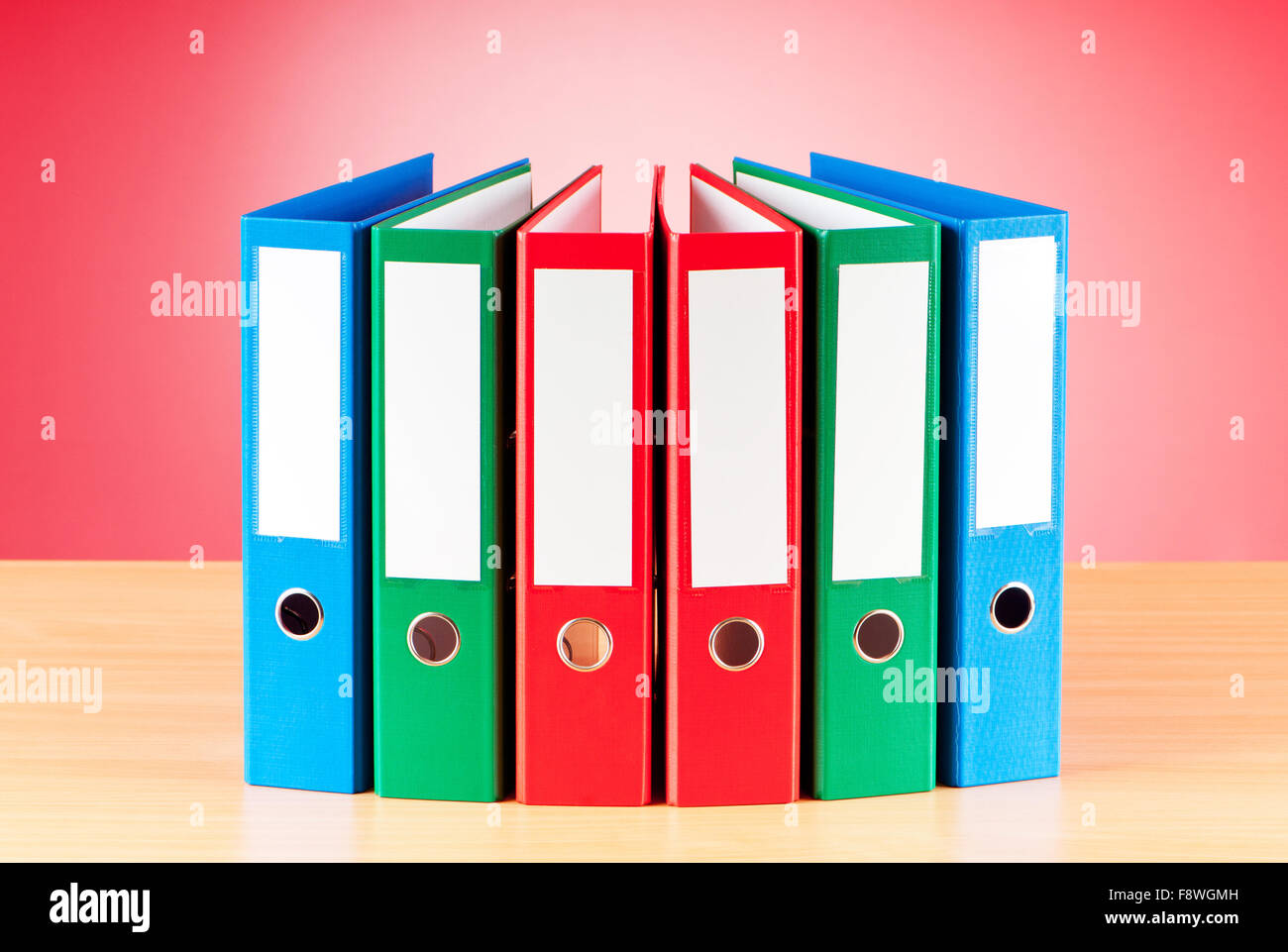Office folder against gradient background Stock Photo - Alamy