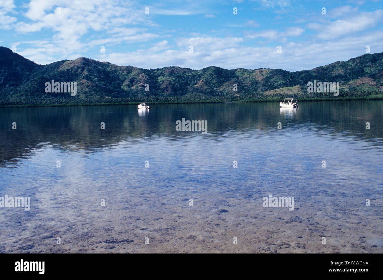 Fiji Islands, Nukubati Island scenic view of Vanua Levu Stock Photo - Alamy