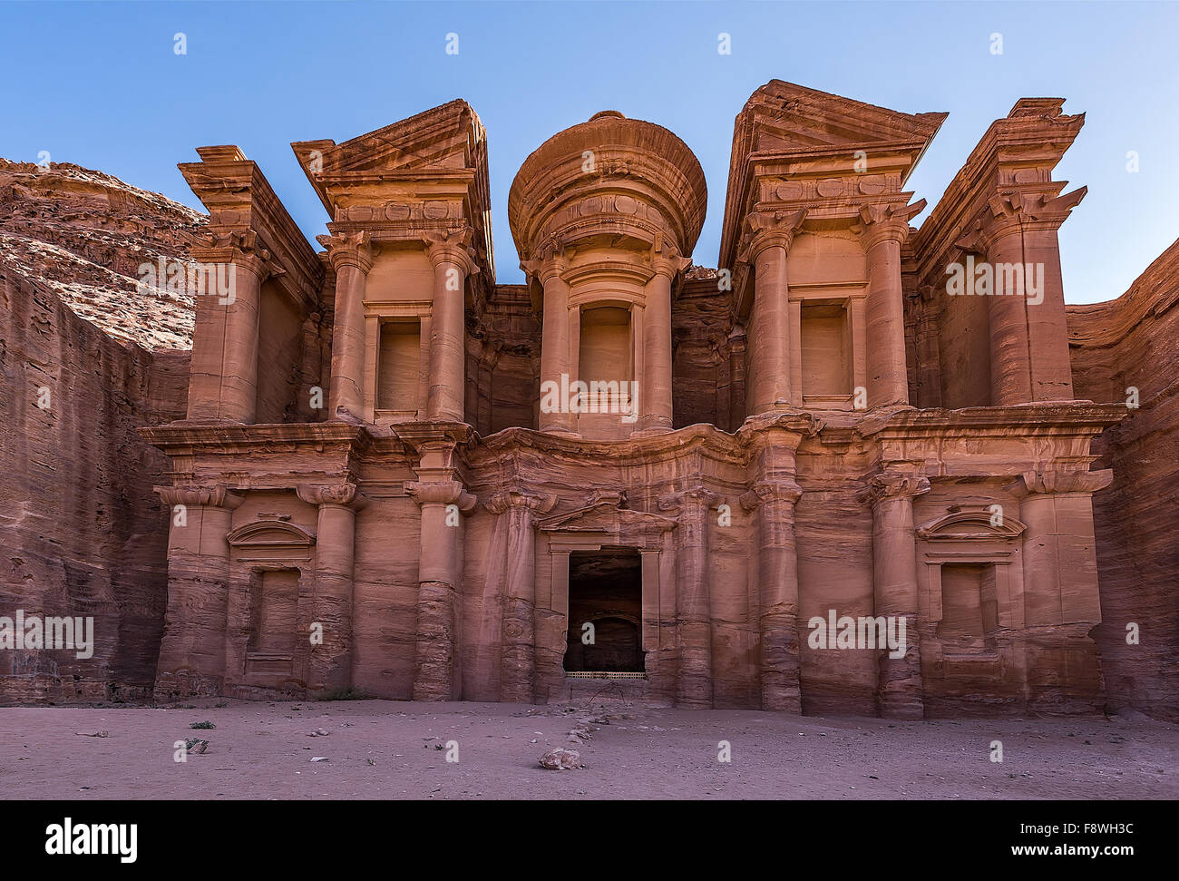 The Monastery in Jordan Stock Photo - Alamy