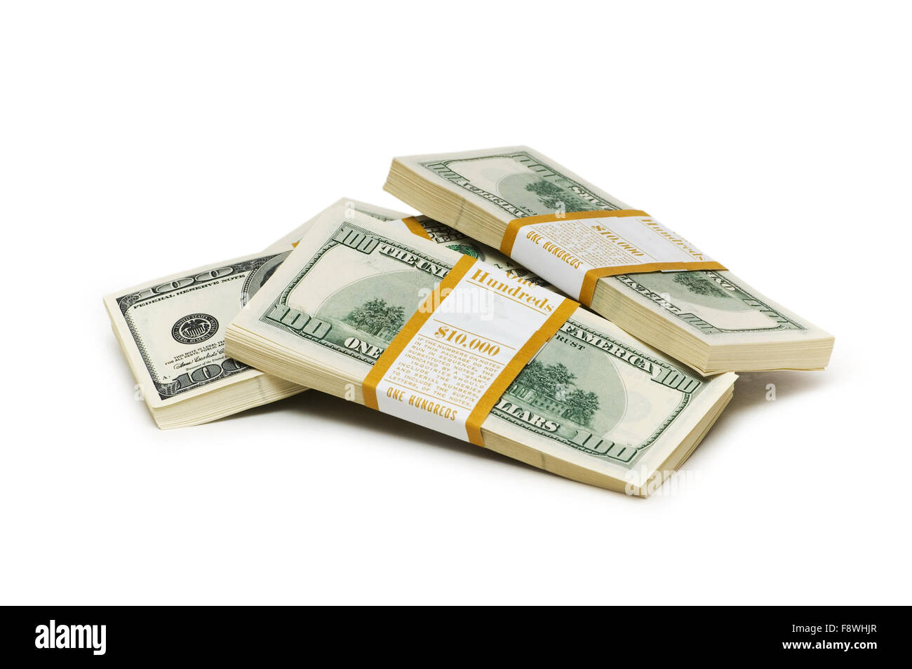 Stack ten thousand dollars Cut Out Stock Images & Pictures - Alamy