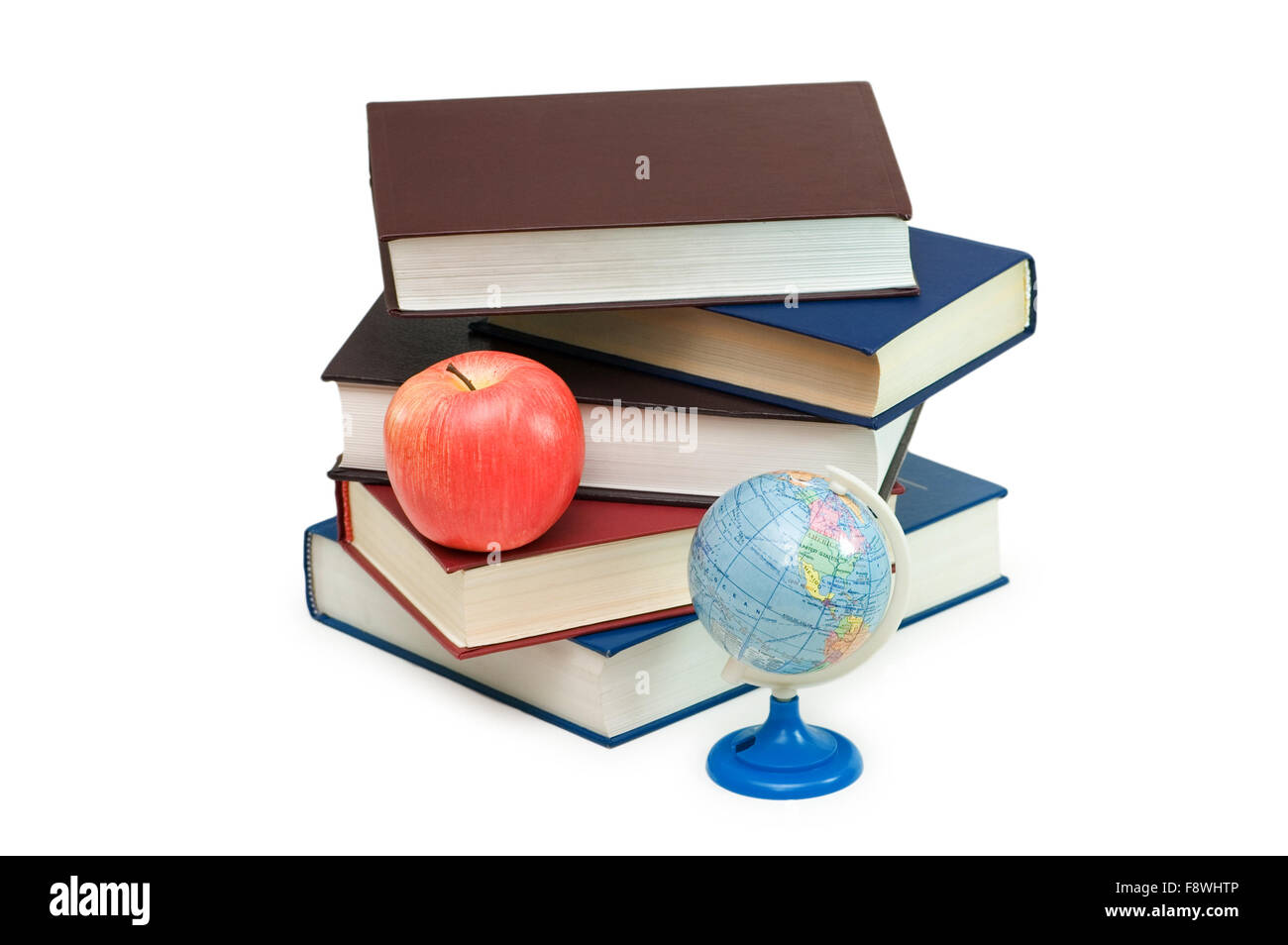Back to school concept with books and school items Stock Photo - Alamy