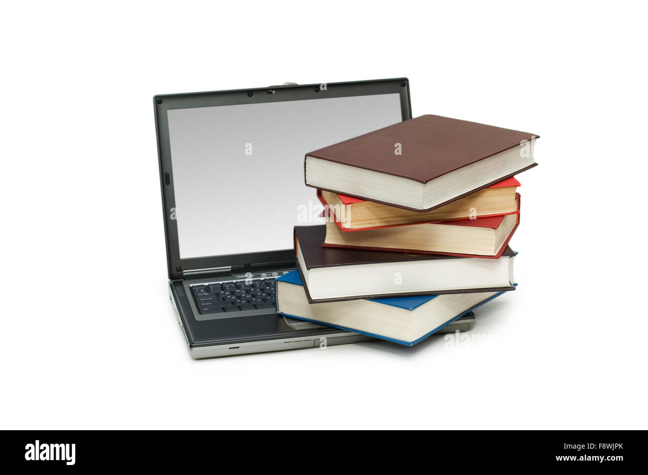 Background from stack books Cut Out Stock Images & Pictures - Alamy