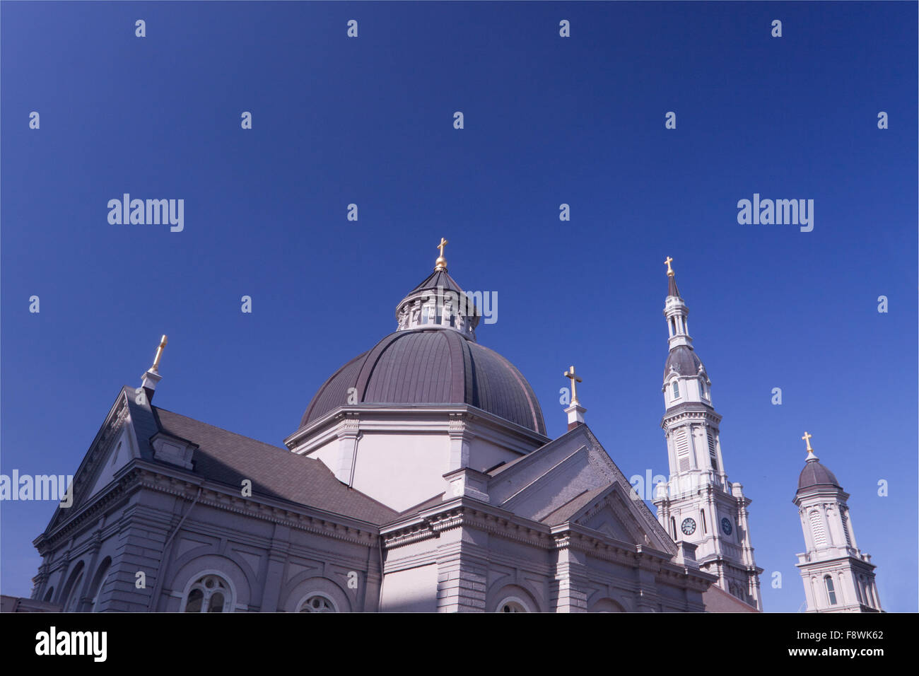 Five Cathedral Crosses Stock Photo - Alamy