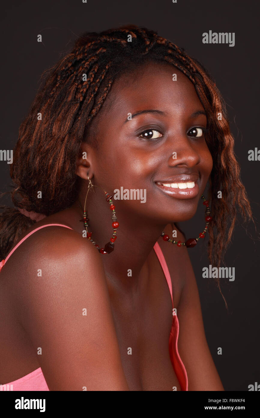 beautiful african girl Stock Photo - Alamy