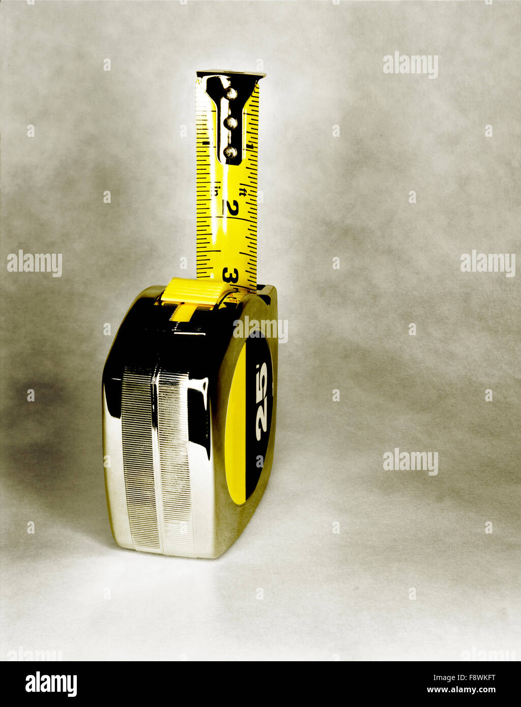 Retractable steel measuring tape hi-res stock photography and images ...