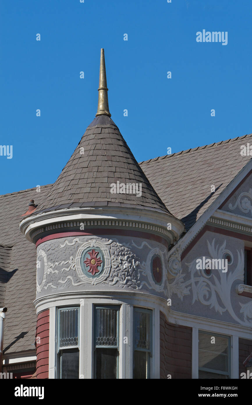 Victorian Home Tower Stock Photo - Alamy