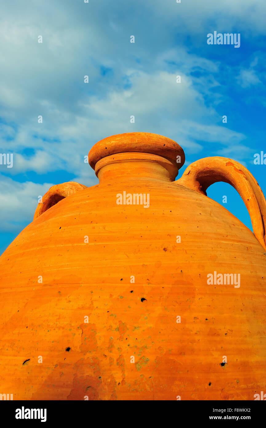 Large ceramic Greek pot Stock Photo - Alamy