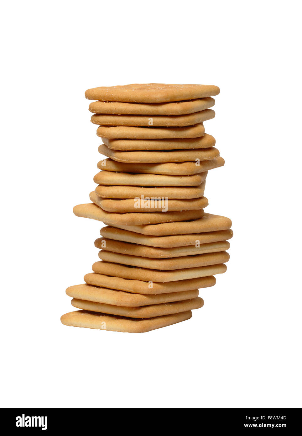 Stack Of Crackers Stock Photo - Alamy
