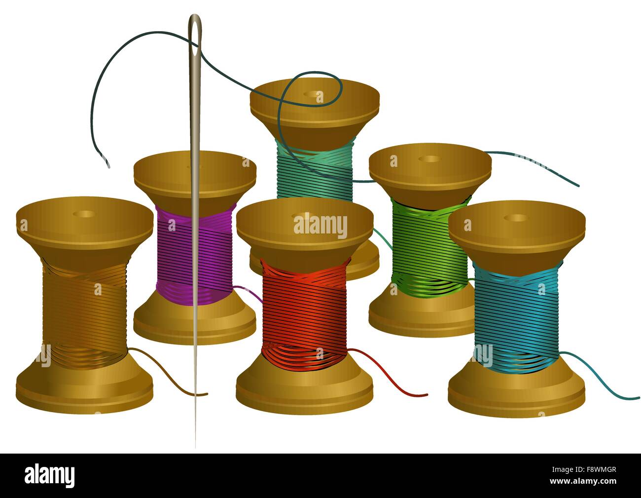 Thread group Stock Vector Images - Alamy