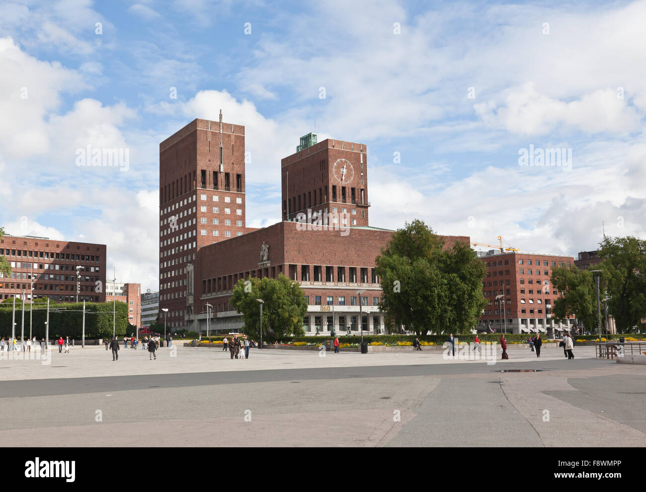 Oslo City Hall in central Oslo Stock Photo - Alamy
