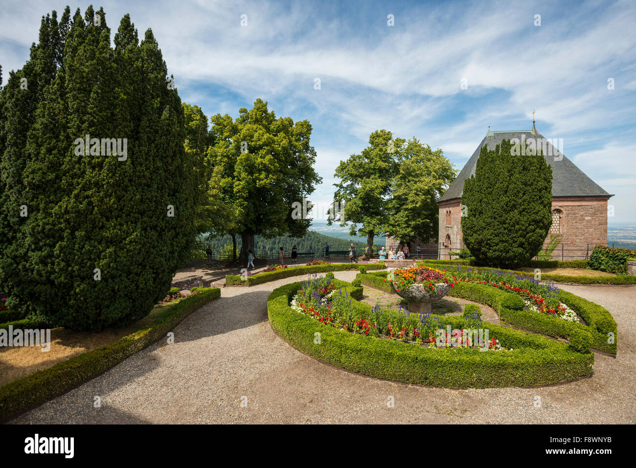 Chapel of Tears, monastery Mont Sainte-Odile, Ottrott, Bas-Rhin, Alsace ...