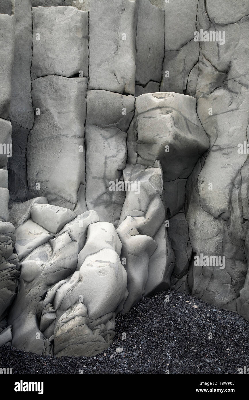 Basalt stones, Vik, Iceland Stock Photo - Alamy