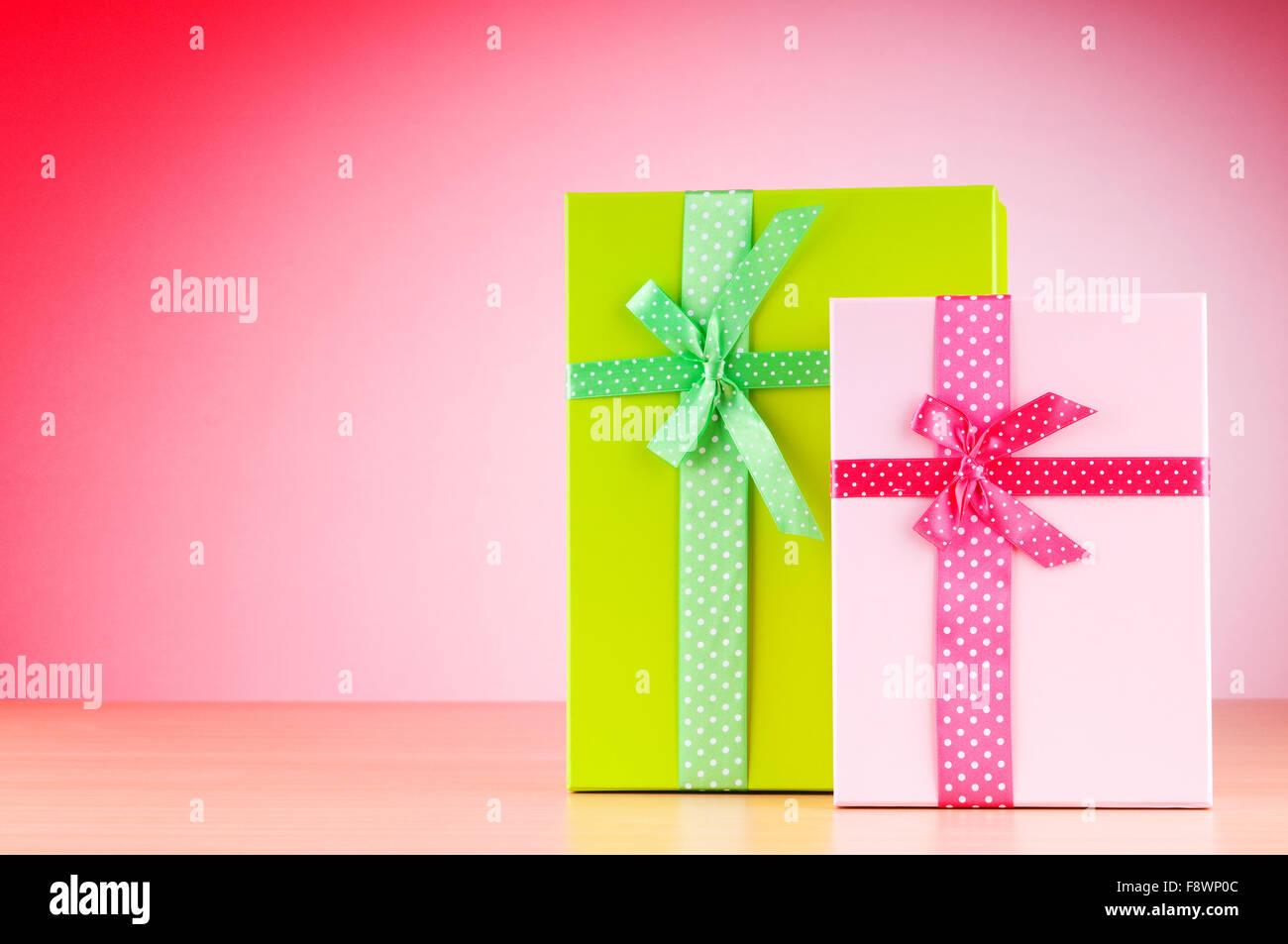 Celebration concept with gift boxes Stock Photo - Alamy