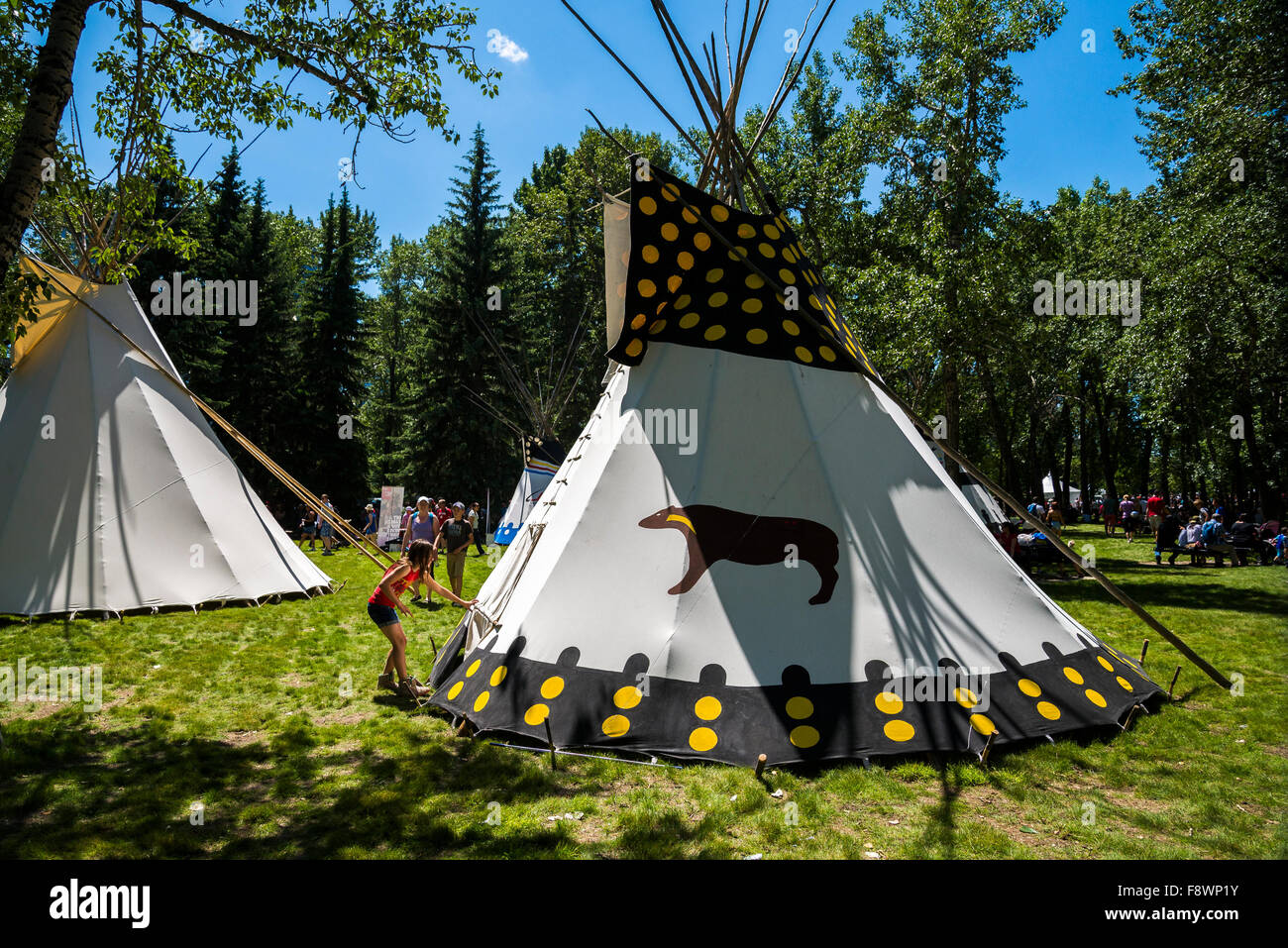 First nations tipis hi-res stock photography and images - Alamy