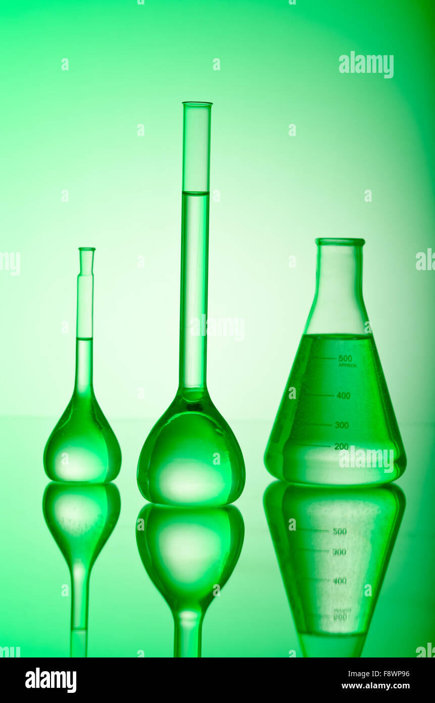 Chemical tubing at gradient background Stock Photo - Alamy