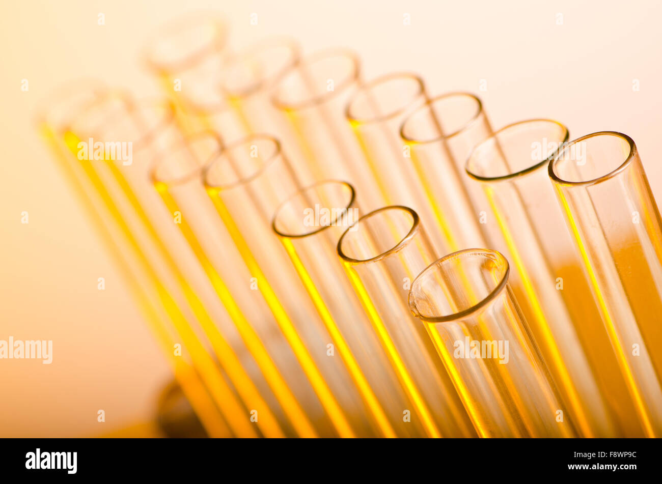 Chemical tubing at gradient background Stock Photo - Alamy