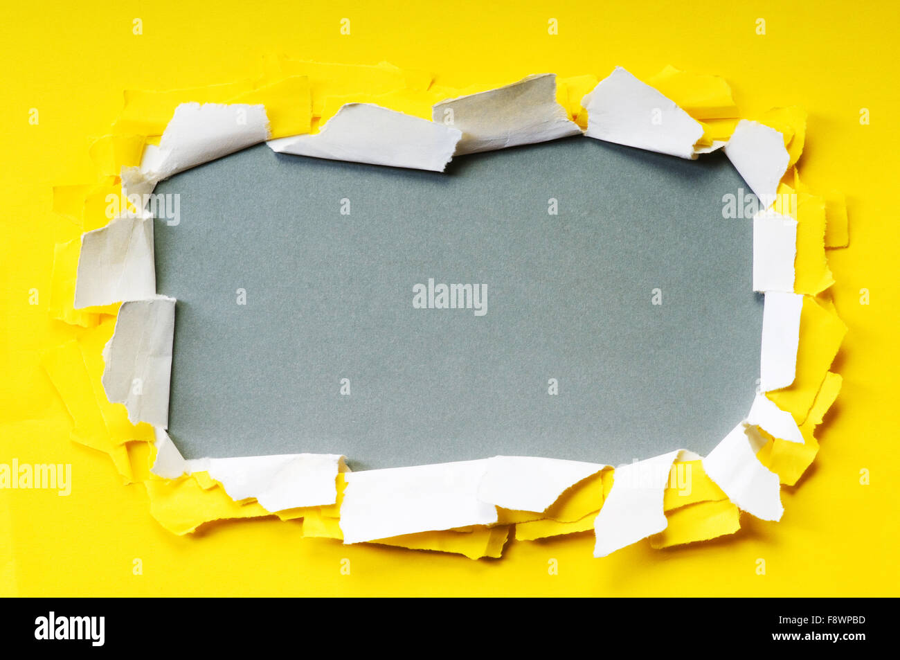 Space for your message on torn paper Stock Photo - Alamy