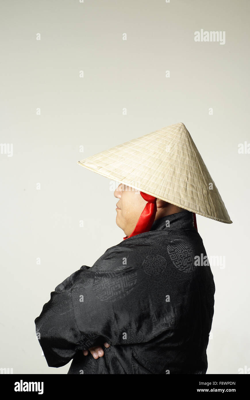 Vietnamese man side view Stock Photo - Alamy