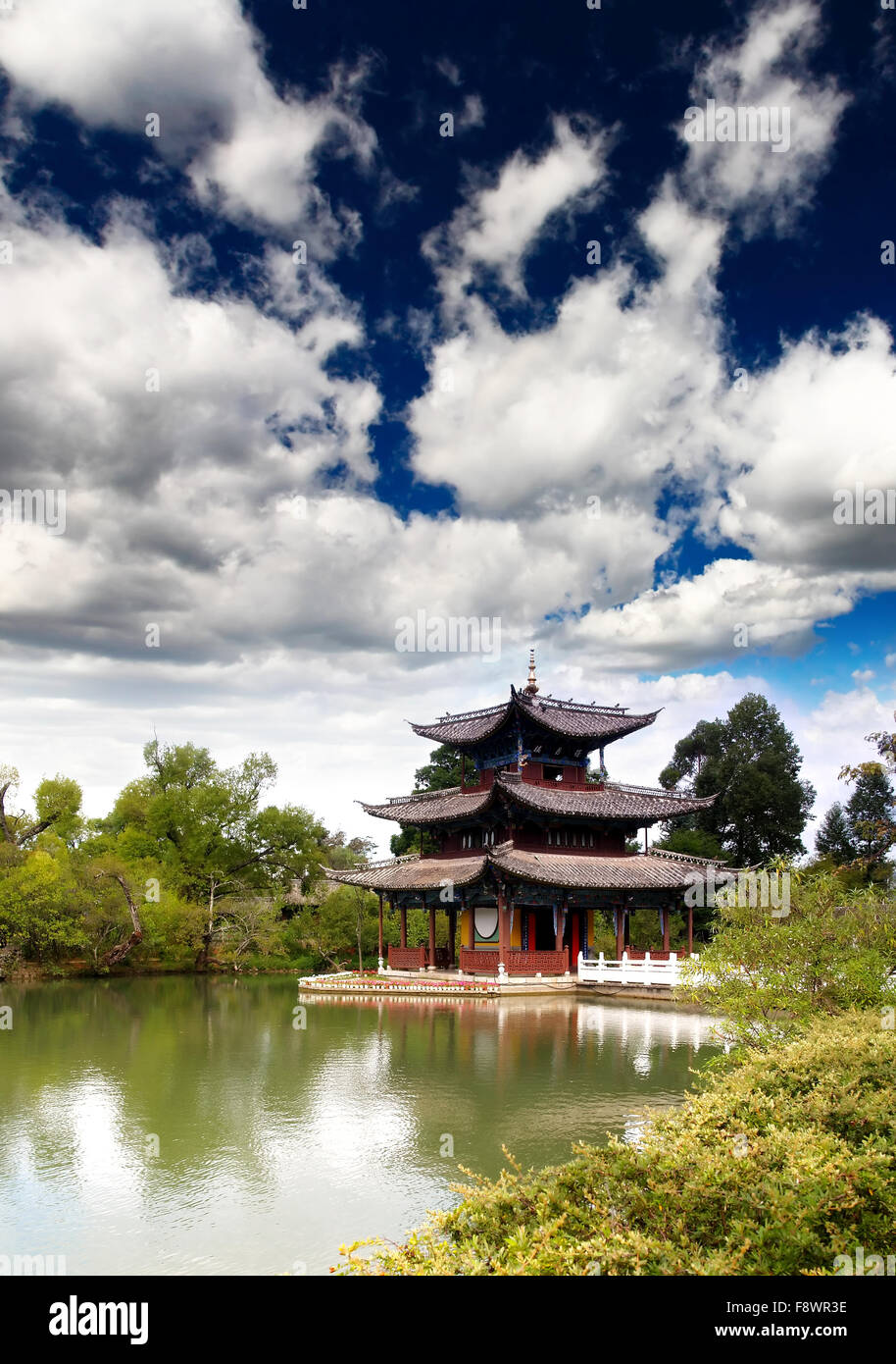 A scenery park in Lijiang China Stock Photo - Alamy