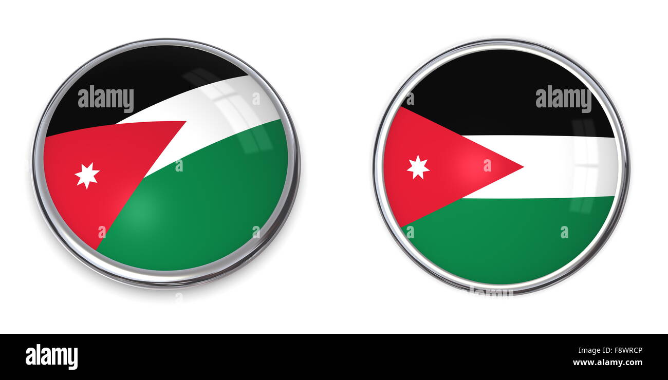 Flag hashemite kingdom jordan Cut Out Stock Images & Pictures - Alamy
