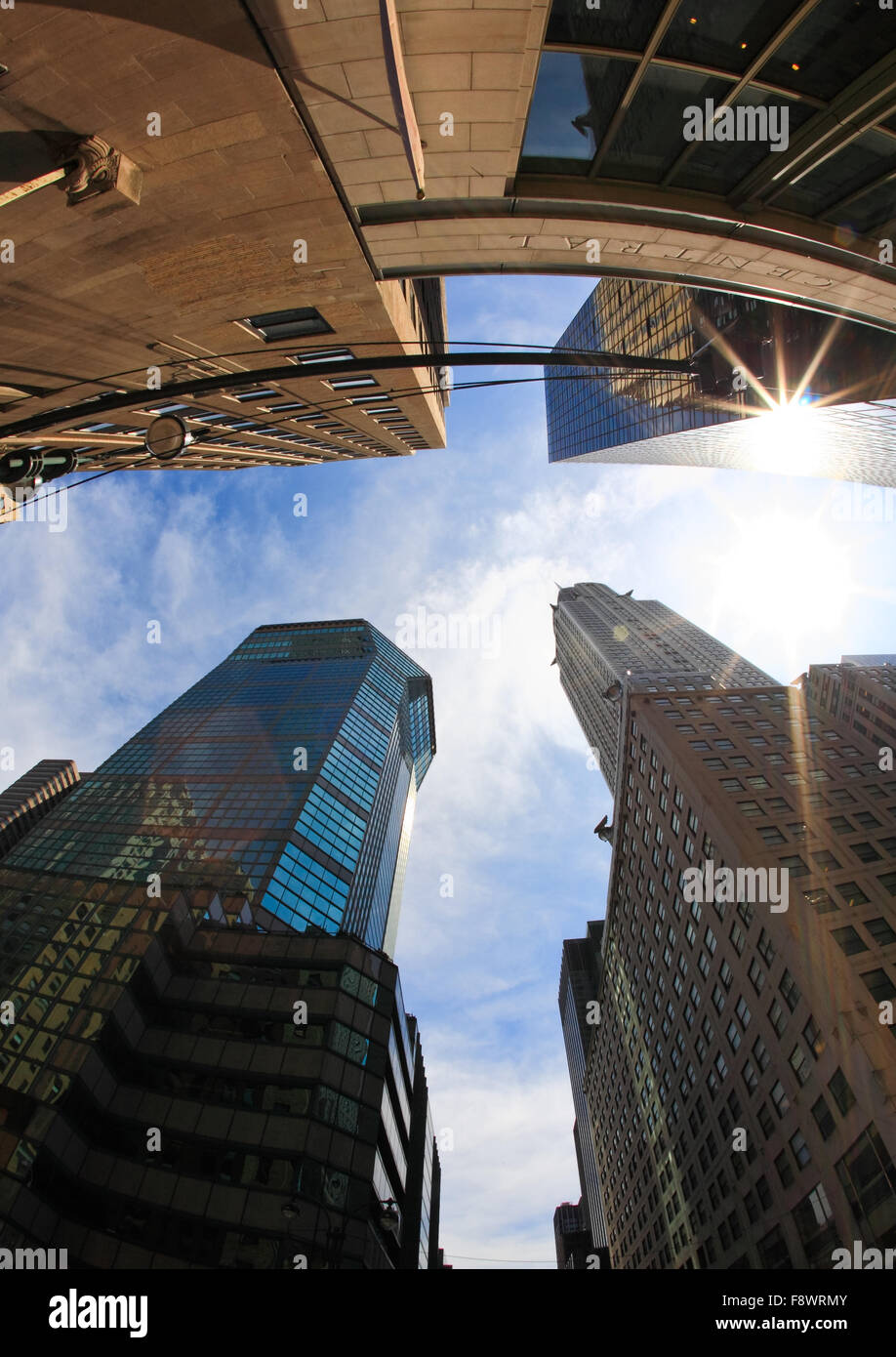 The Chrysler building and other skyscrapers in NYC Stock Photo - Alamy