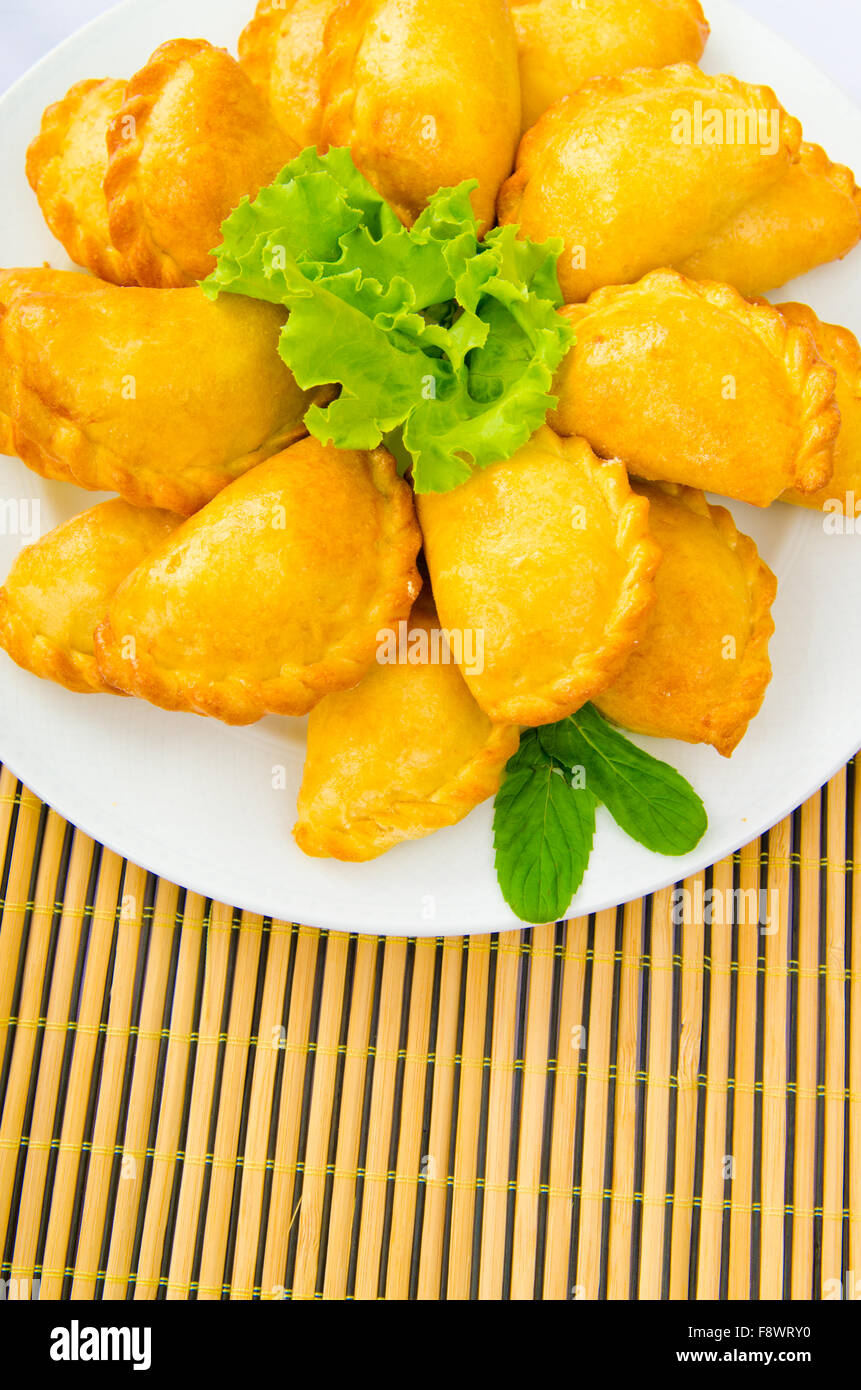 Meat patties in the plate Stock Photo - Alamy