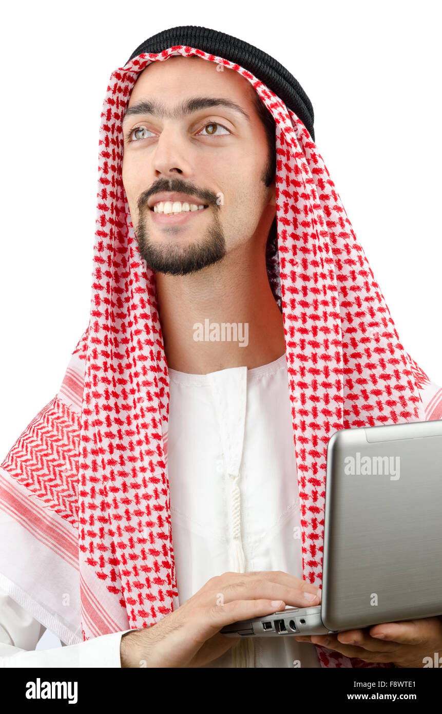 Diversity concept with young arab Stock Photo - Alamy
