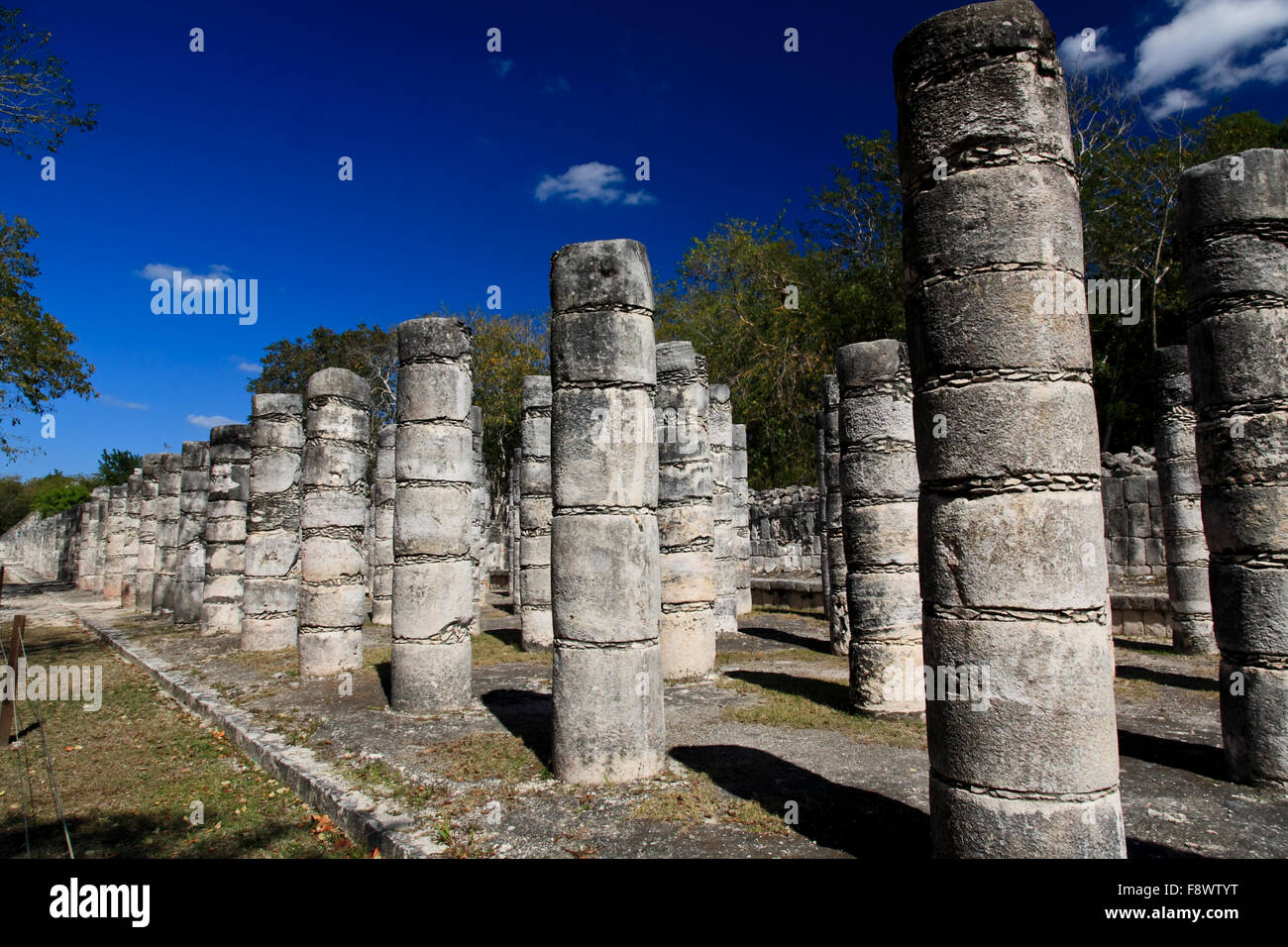 The temples of chichen itza temple in Mexico Stock Photo - Alamy