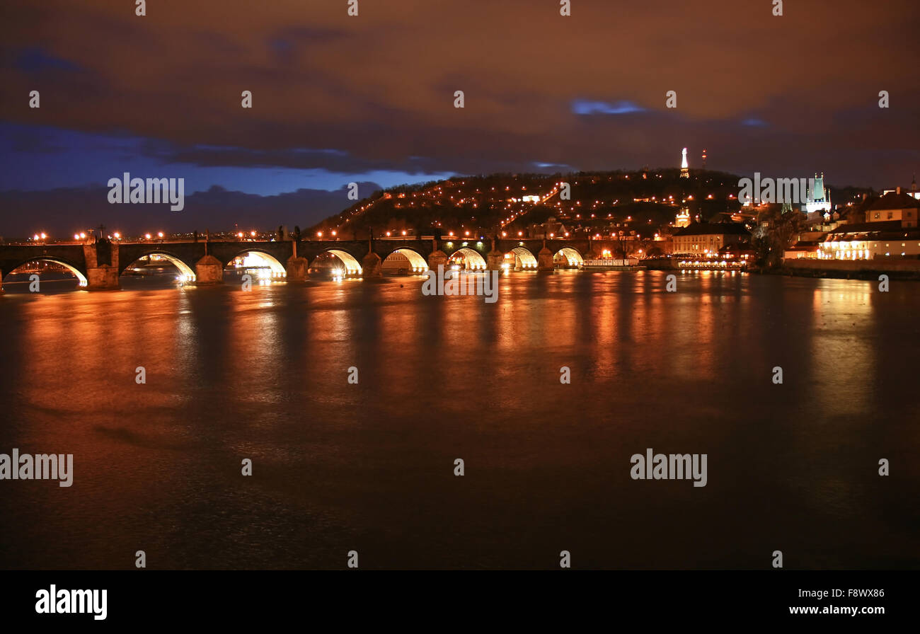 The famous Charles Bridge Stock Photo - Alamy