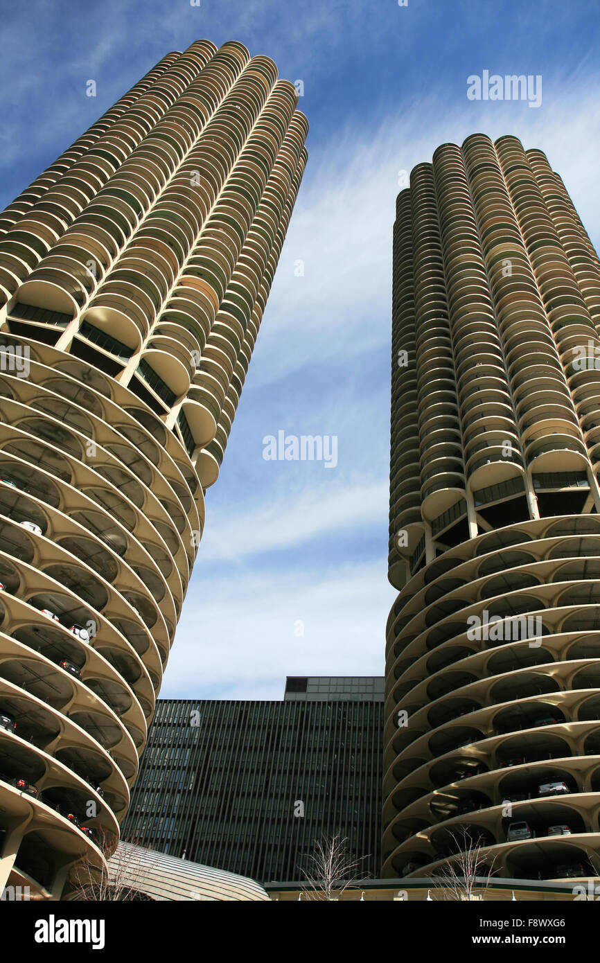 The high-rise buildings in Chicago Stock Photo - Alamy
