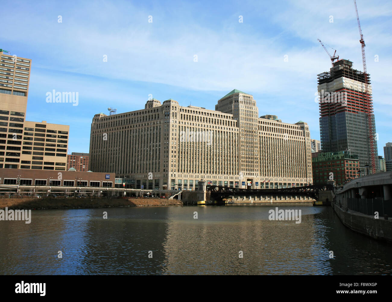The high-rise buildings in Chicago Stock Photo - Alamy